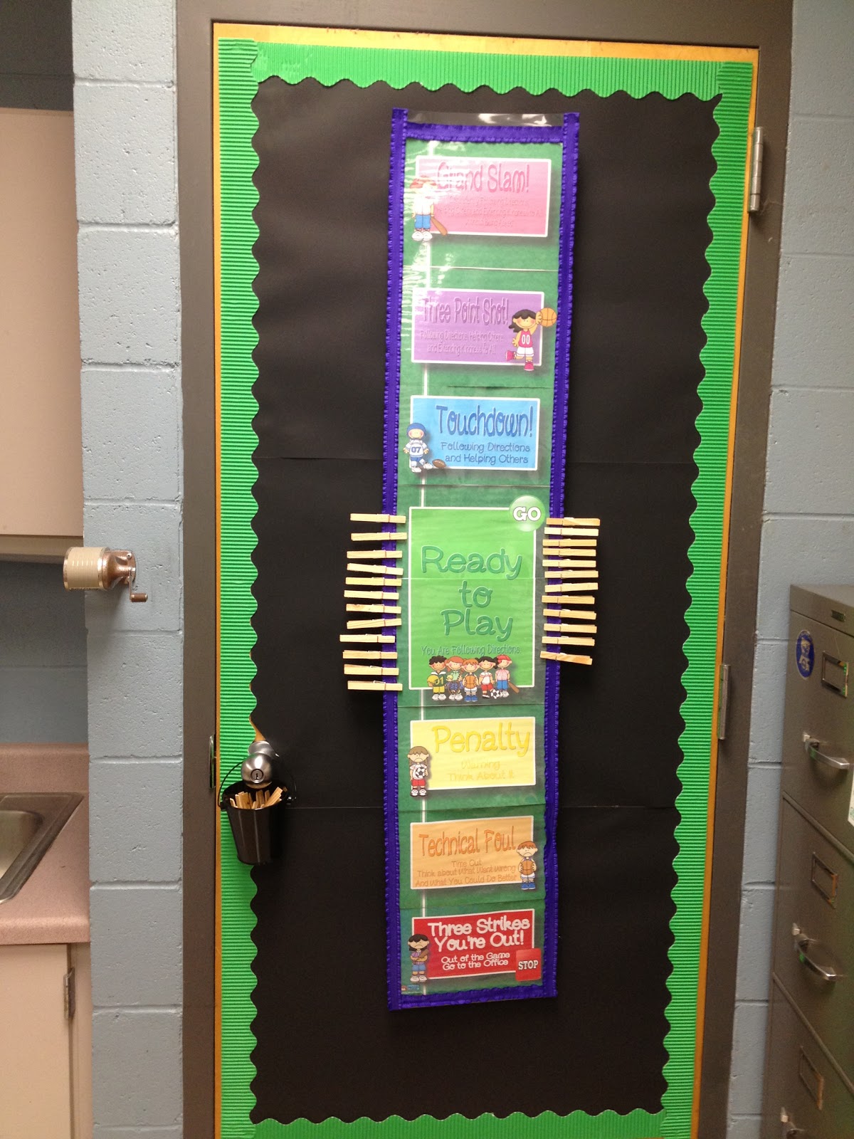 The Traveling Teacher: Sports-Themed Super Improver Wall
